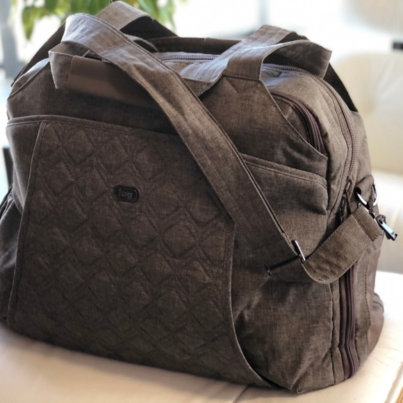 lug | Bags | Lug Pontoon Weekender Bag Heather Walnut New | Poshmark